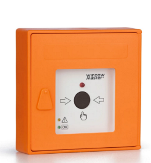 Windowmaster Smoke Vent Break Glass & Switch Unit WSK 320 Colour Orang ...
